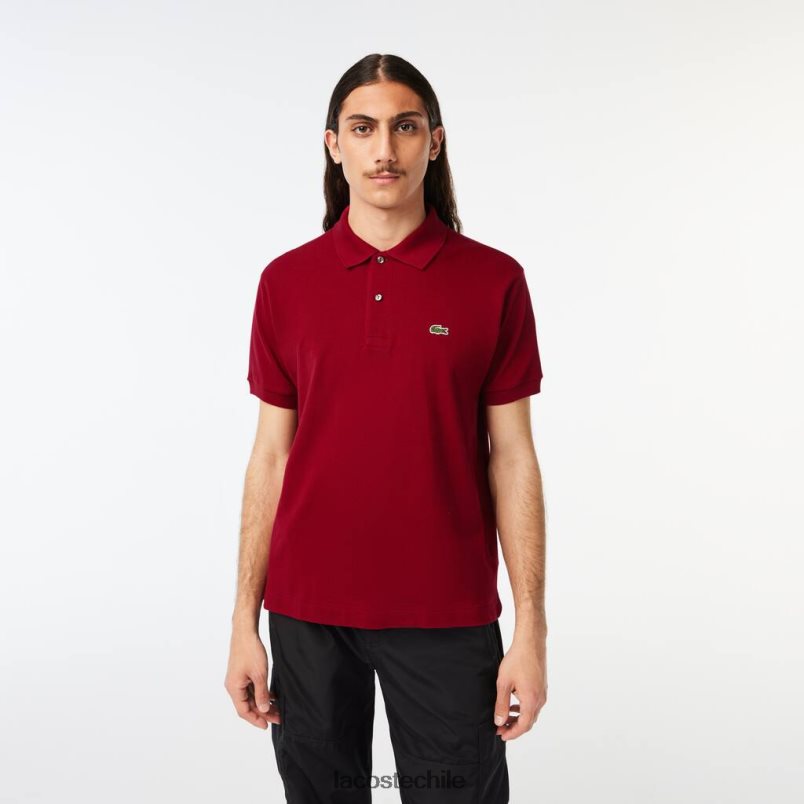 Lacoste hombres polo original l.12.12 Burdeos ropa JVF2BL656 [JVF2BL656 ...