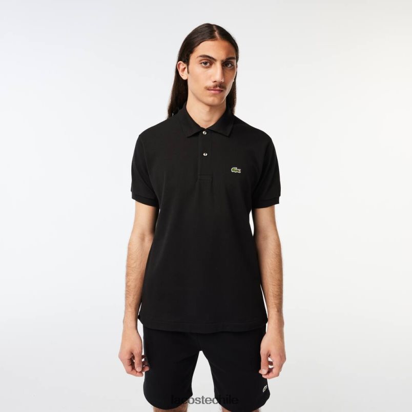 Lacoste hombres polo original l.12.12 negro ropa JVF2BL59 [JVF2BL59 ...