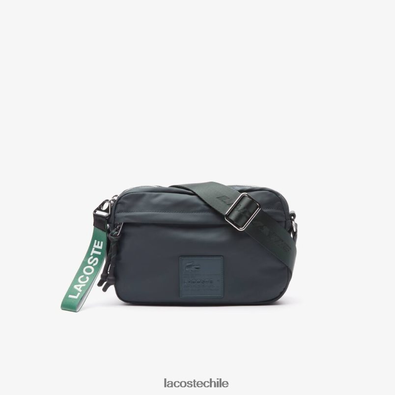 Lacoste mujer bolso cruzado con parche distintivo sinople bolsos y ...