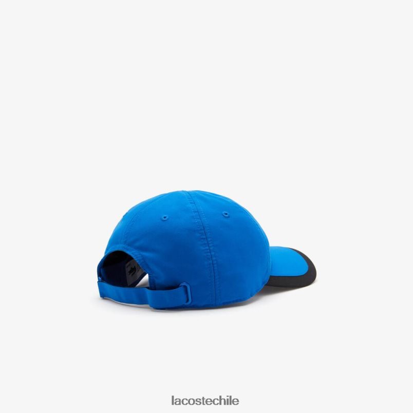 Lacoste unisexo gorra deportiva liviana con borde en contraste azul negro accesorios JVF2BL1933 ...